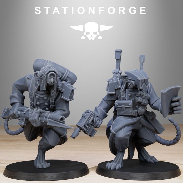 3D Printable GrimGuard Raticus by Station Forge