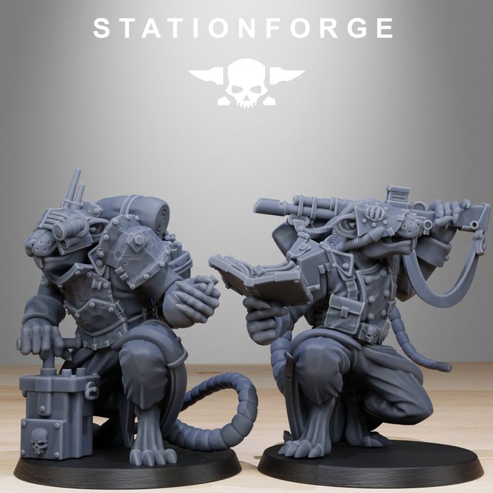 3D Printable GrimGuard Raticus by Station Forge