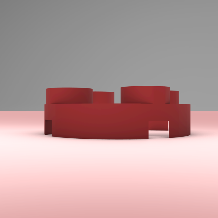 3D Printable LEGO Round Plate - 2X2 by VLAD-MARIUS