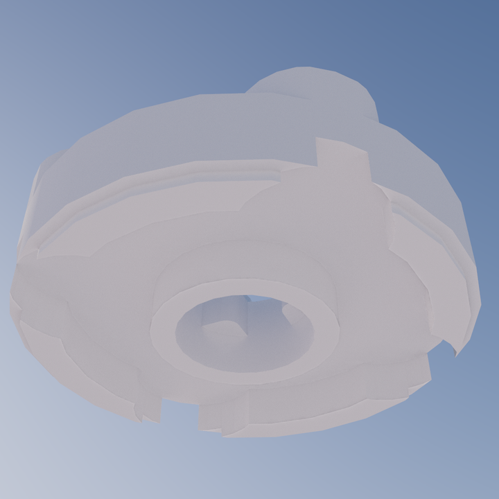 3D Printable LEGO Round Plate - 2X2 by VLAD-MARIUS