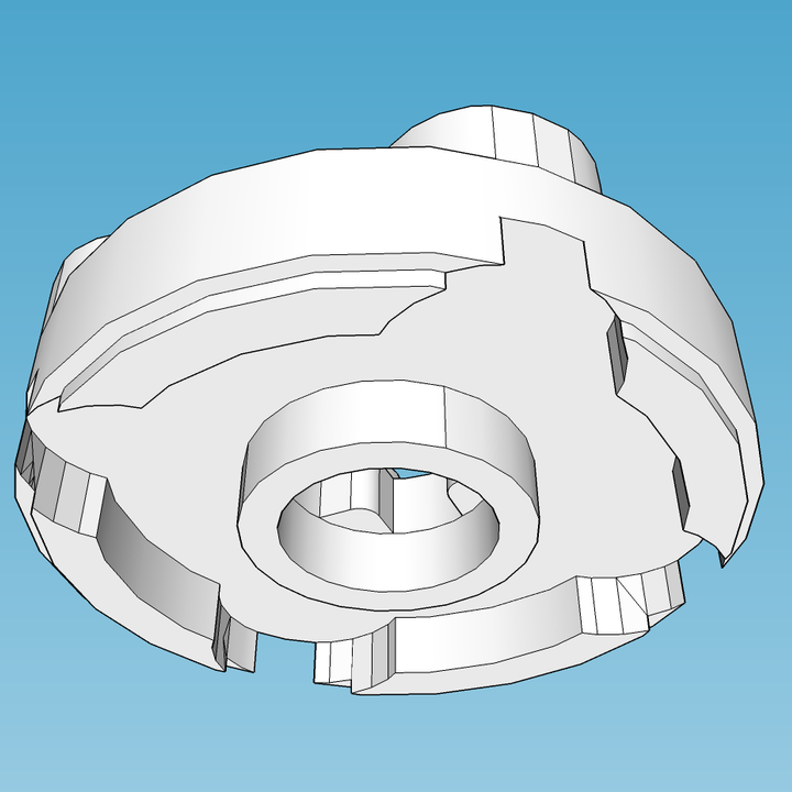 3D Printable LEGO Round Plate - 2X2 by VLAD-MARIUS