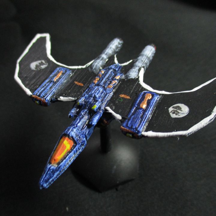 3D Printable SW300-GTSR003 Ferrodraco Bomber by Aotrs Shipyards