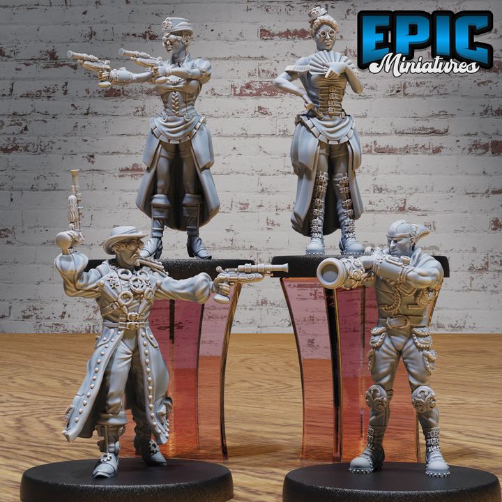 3D Printable Esoteric Society Set B / Steampunk Villager / Humanoid ...