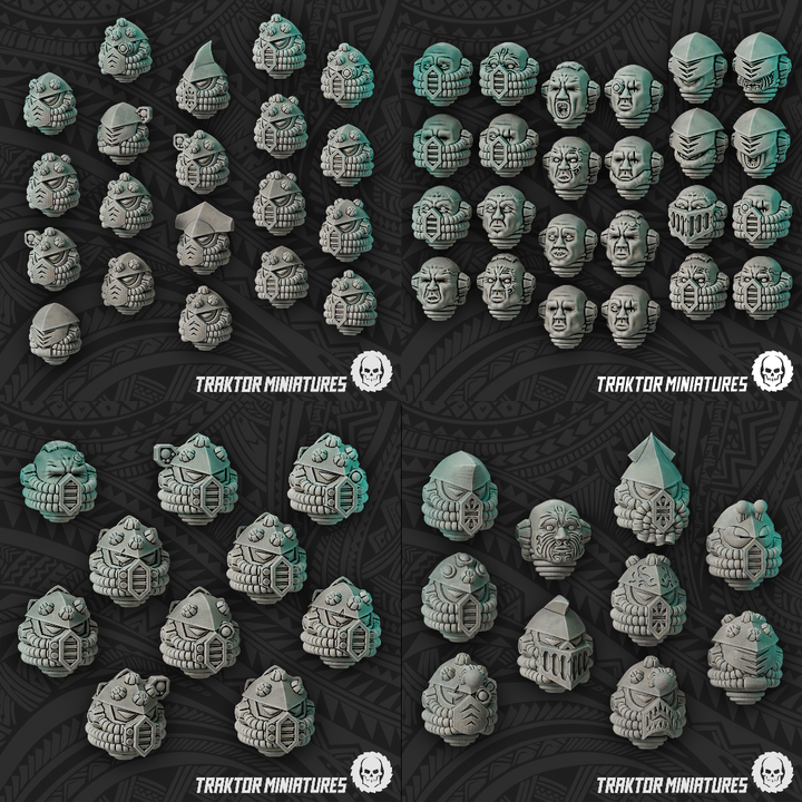 3D Printable Void Shark Mega Bundle | 300+ STLs by Traktor Miniatures