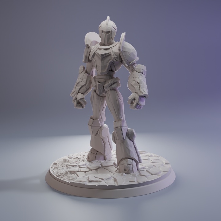 3D Printable Guardian Construct (Pre-Supported) by Roll and Craft