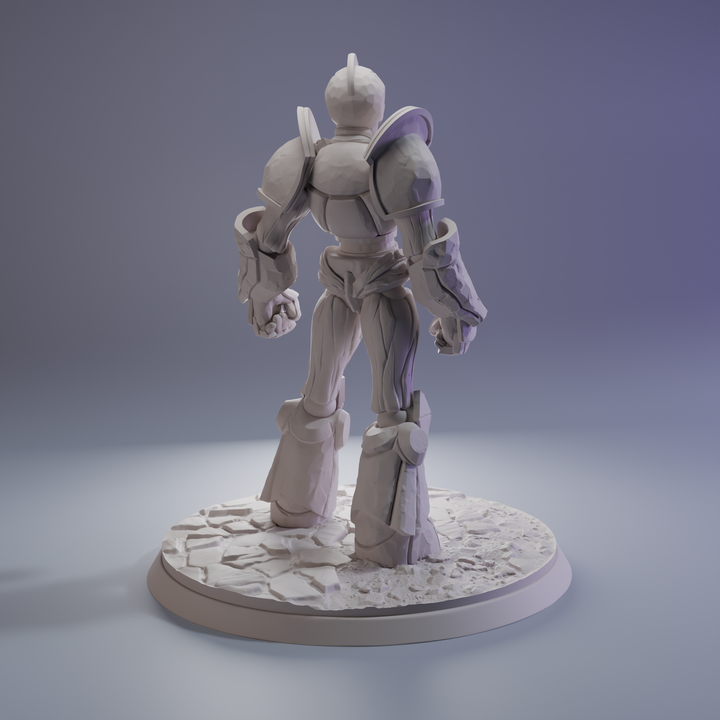 3D Printable Guardian Construct (Pre-Supported) by Roll and Craft