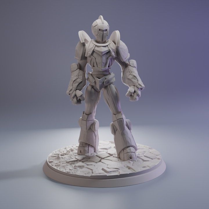 3D Printable Guardian Construct (Pre-Supported) by Roll and Craft