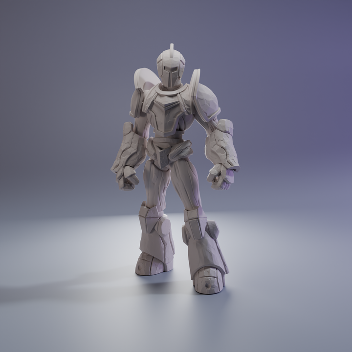 3D Printable Guardian Construct (Pre-Supported) by Roll and Craft