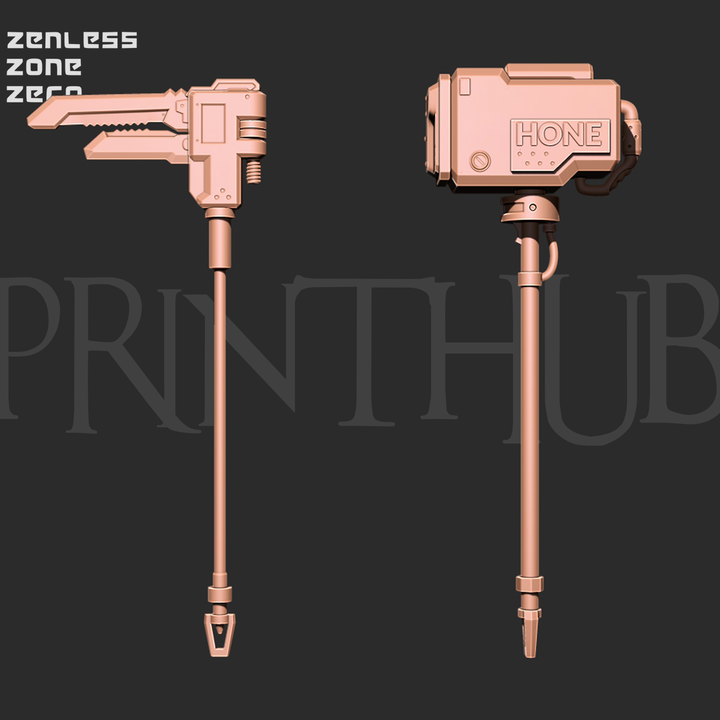 3D Printable Zenless Zone Zero Koleda belobog wrench and hammer weapon ...