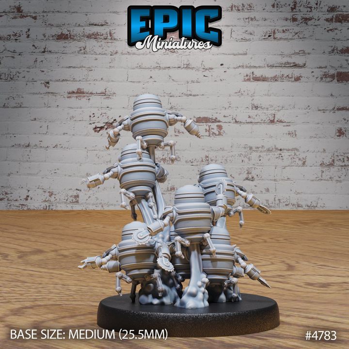 3D Printable Automaton Swarm Big / Infantry Machine / Steampunk ...