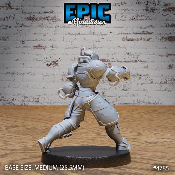 3D Printable Exosuit Artificer Female Punch / Heavy Exosuit / Steam ...