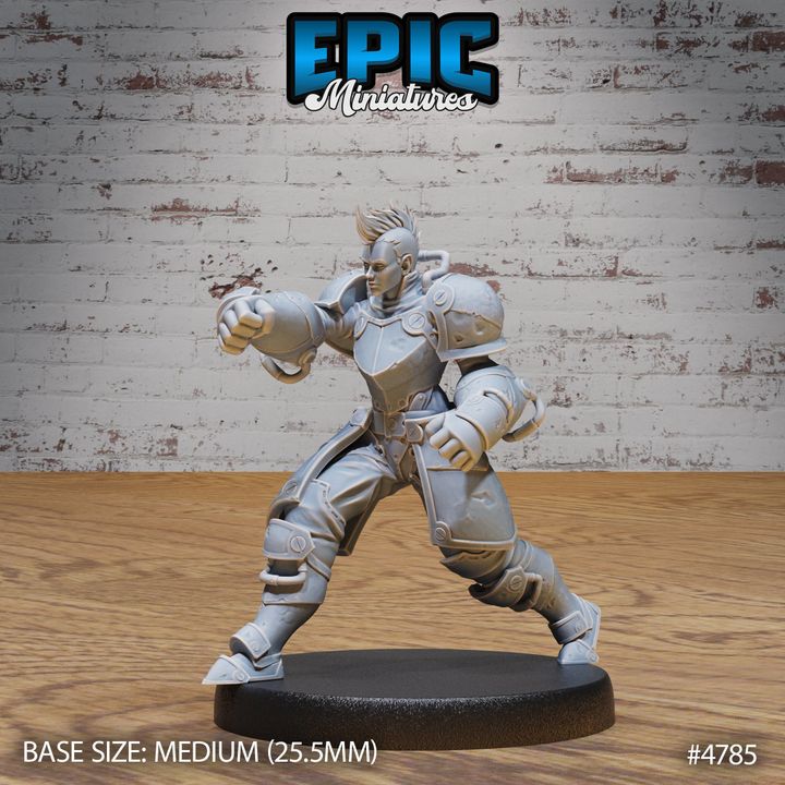 3D Printable Exosuit Artificer Female Punch / Heavy Exosuit / Steam ...