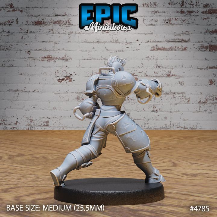 3D Printable Exosuit Artificer Female Punch / Heavy Exosuit / Steam ...