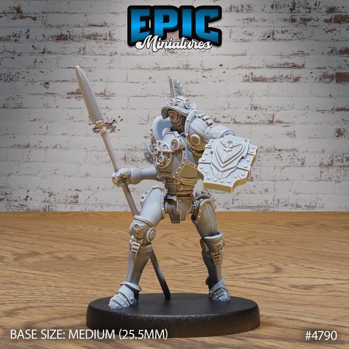 3D Printable Construct Gladiator / Steam Servant / Warrior Control ...
