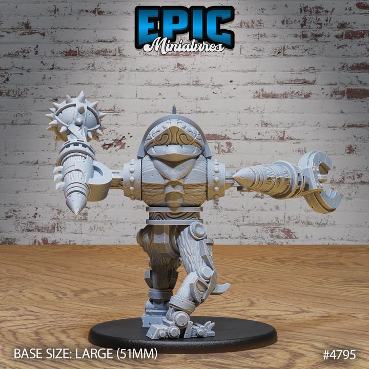 3D Printable Destruction Automaton Attack / Steam Servant / Warrior ...