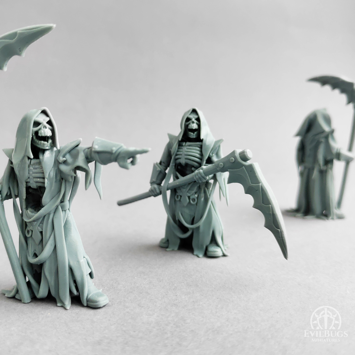 3D Printable Skeleton Dark Ash 28mm/32mm/54mm by EvilBugs