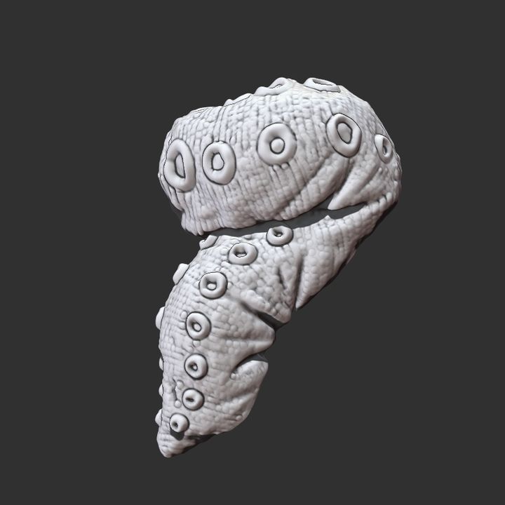 3D Printable Abyss Worm by Sculpting George