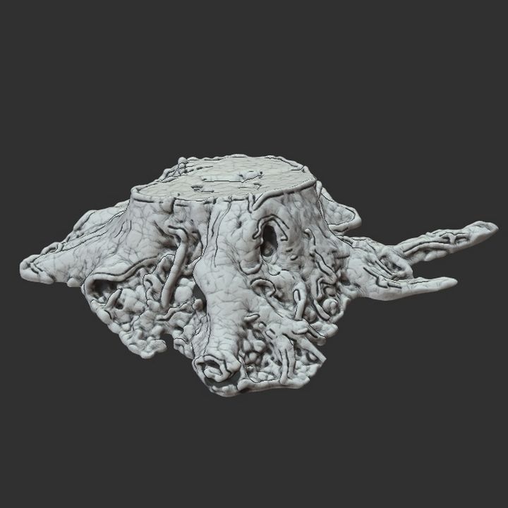 3D Printable Tree Stumps Bundle by Sculpting George
