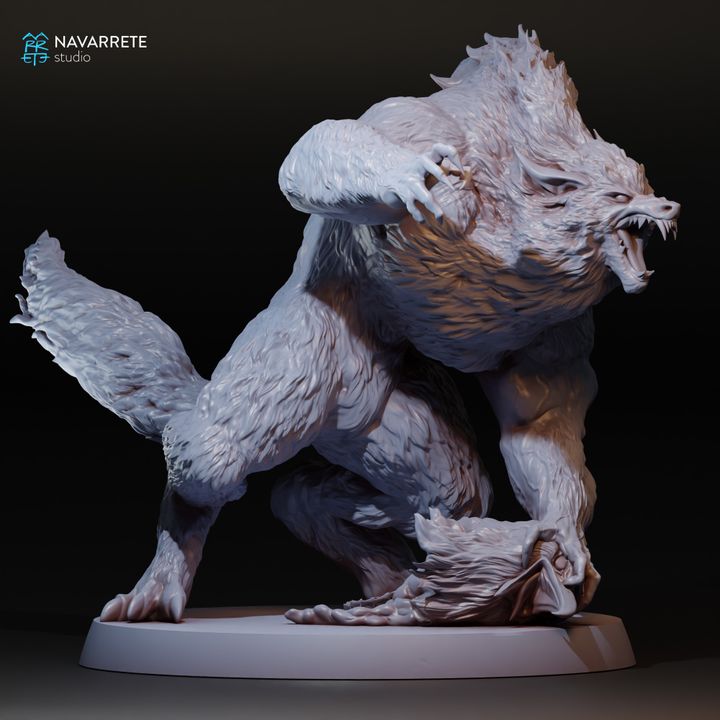 3D Printable Werewolf Lord by Navarrete Studio