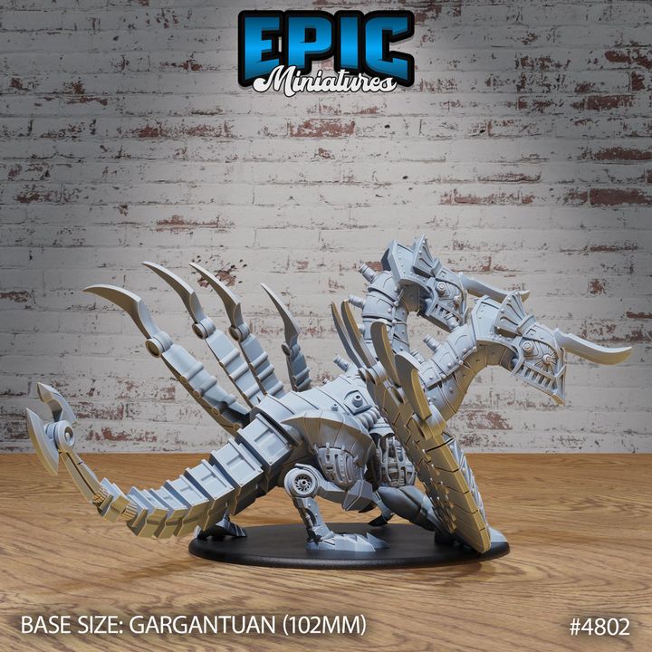 3D Printable Steam Dragon / Legendary Steel Drake / Battle Construct ...