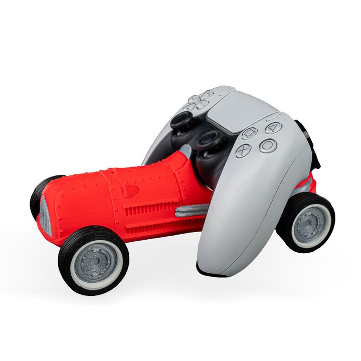 3D Printable Racing Car Controller Holder by Stlflix