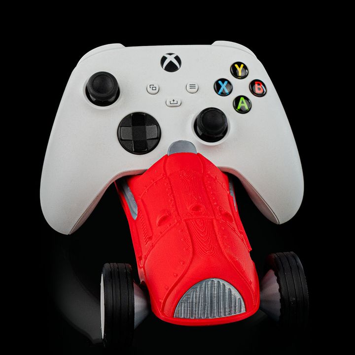 3D Printable Racing Car Controller Holder by Stlflix