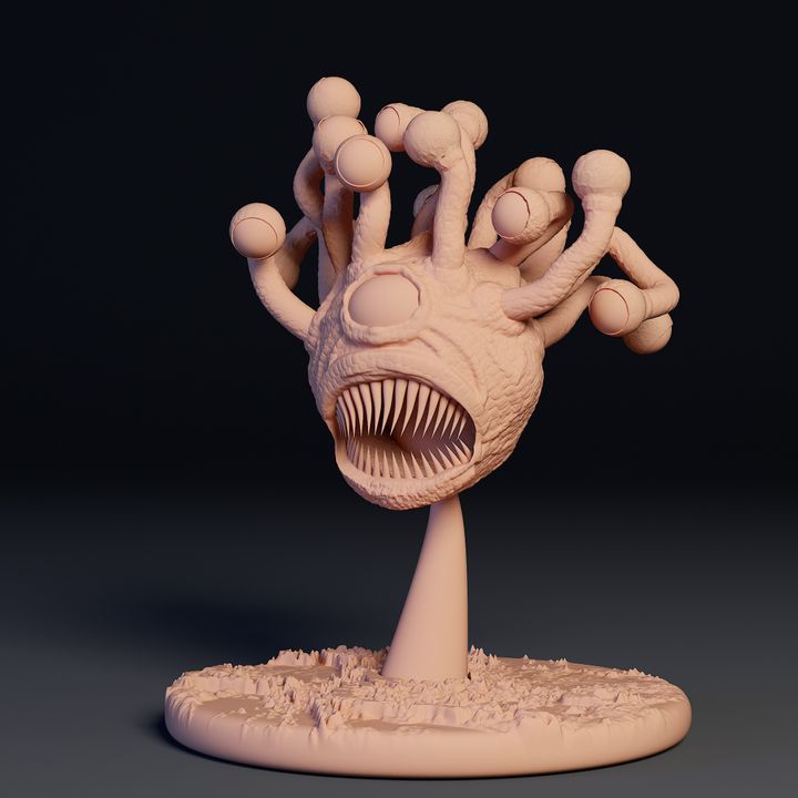 3D Printable Beholder - Beast Miniature by Lazy Bear