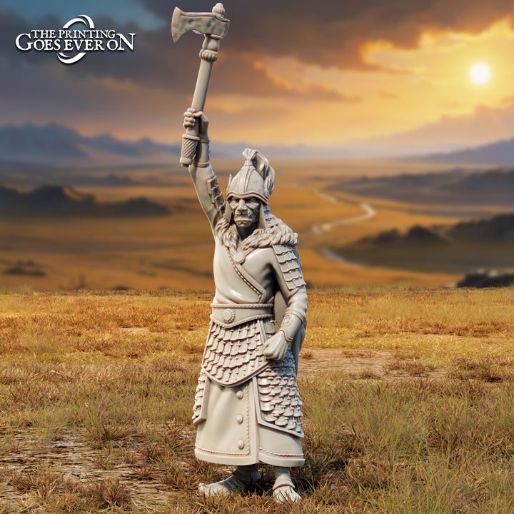 3D Printable Khan of the Golden Khanate - Presupported by The Printing ...