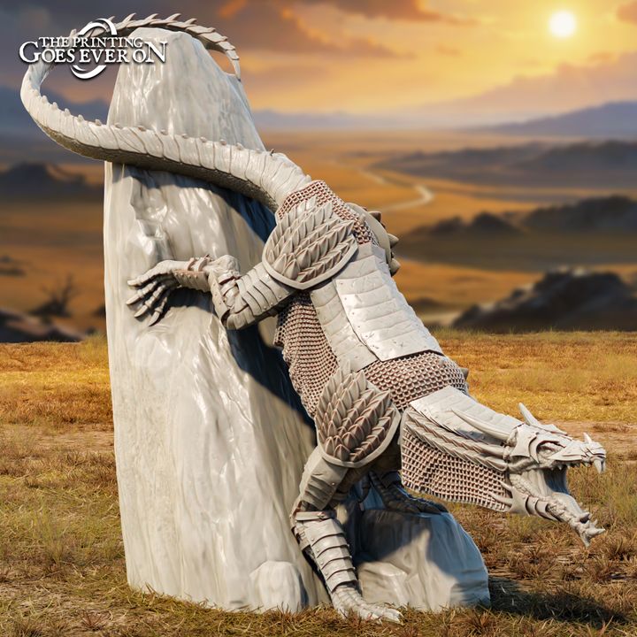 3D Printable Golden Khanate War Drake - C - 2 Variants - Presupported ...