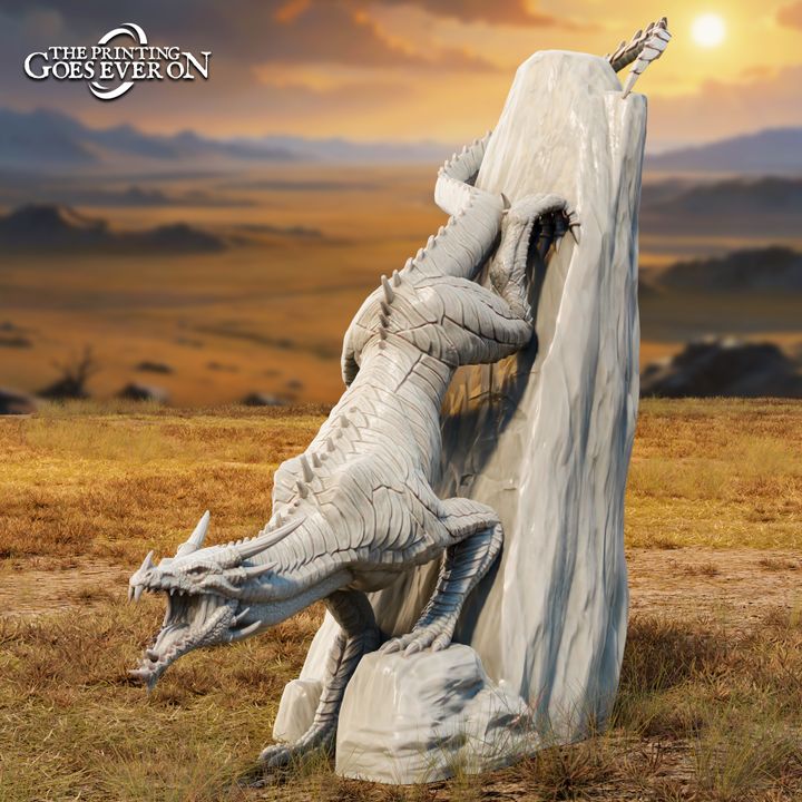 3D Printable Golden Khanate War Drake - C - 2 Variants - Presupported ...