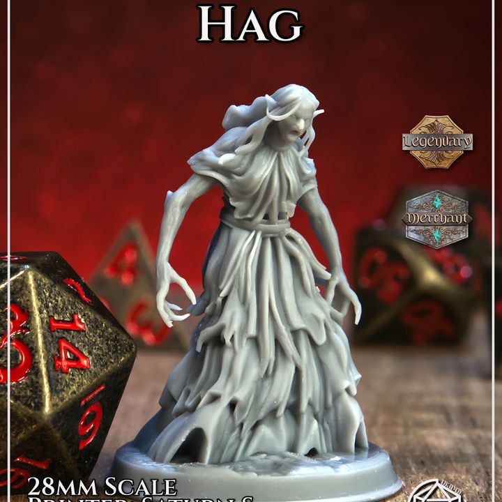 3D Printable Eldritch Hag by M3DM