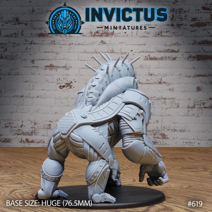 3D Printable Gorilla Mech Set / Kong Beast Battle Machine / Steel ...