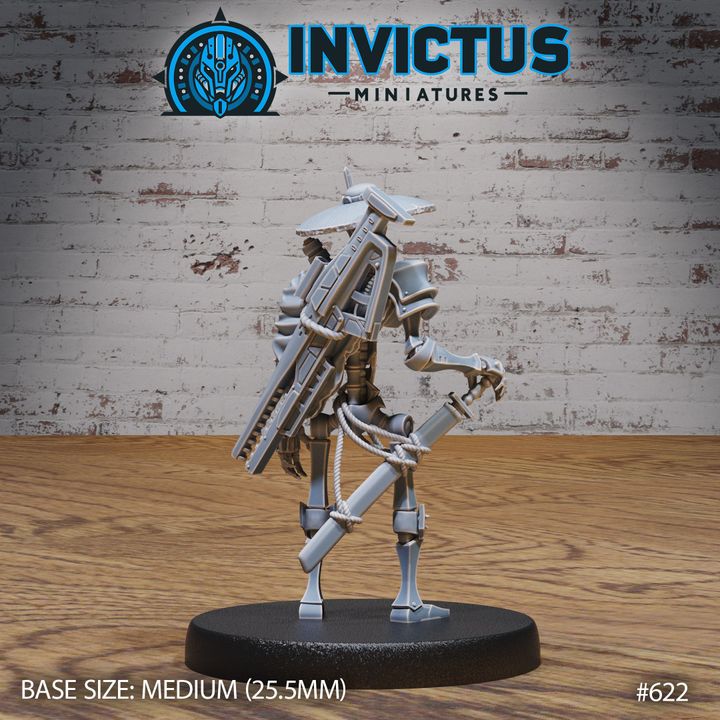 3D Printable Robot Poacher Male / Steampunk Construct / War Steel Droid ...