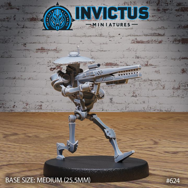 3D Printable Robot Poacher Male Shooting / Steampunk Construct / War ...