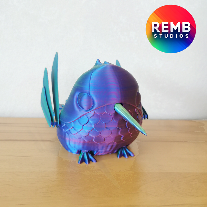 3D Printable Flexi Hummingbird Remb Studios, STL file for 3D printing ...