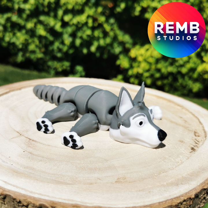 3D Printable Flexi Wolf Remb Studios, STL file for 3D printing, STL ...