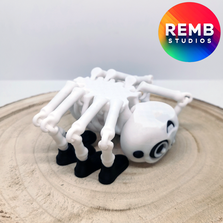 3D Printable Flexi Skeleton Spider Remb Studios, STL file for 3D ...