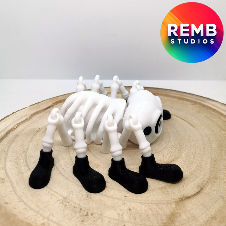 3D Printable Flexi Skeleton Spider Remb Studios, STL file for 3D ...