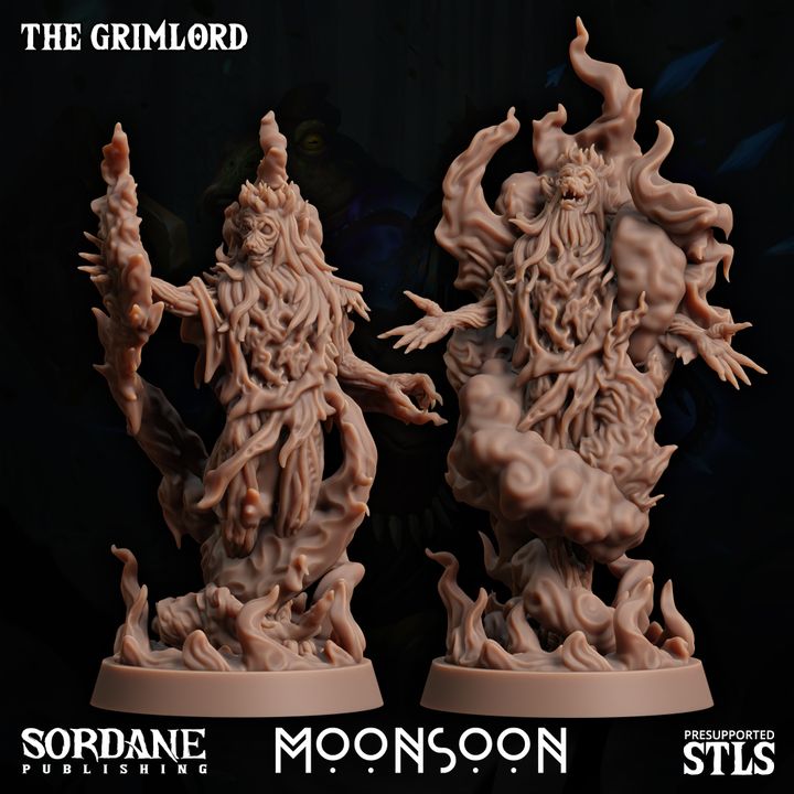 3D Printable Moonsoon - The Grimlord by Sordane Publishing