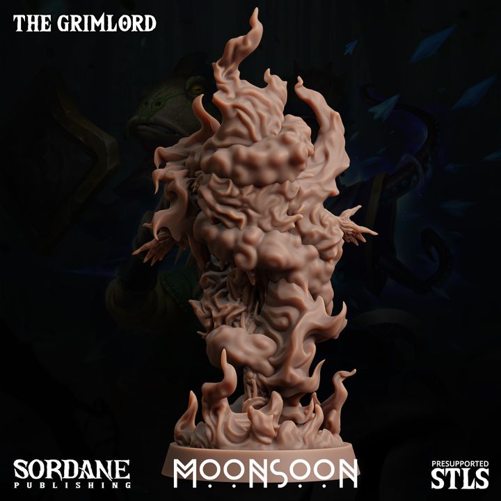 3D Printable Moonsoon - The Grimlord by Sordane Publishing