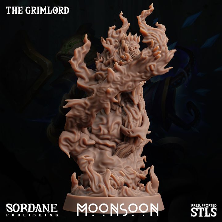 3D Printable Moonsoon - The Grimlord by Sordane Publishing