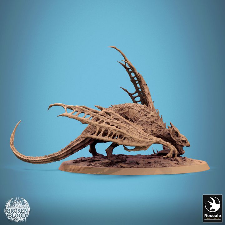 3D Printable Dabeath Bat Check by Rescale Miniatures