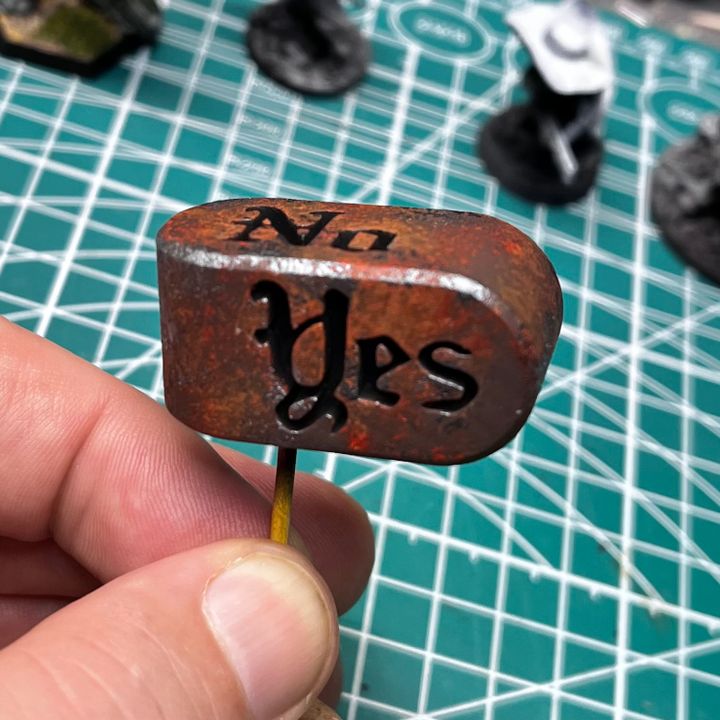 3D Printable Two-Sided Die by Adam Shamblin