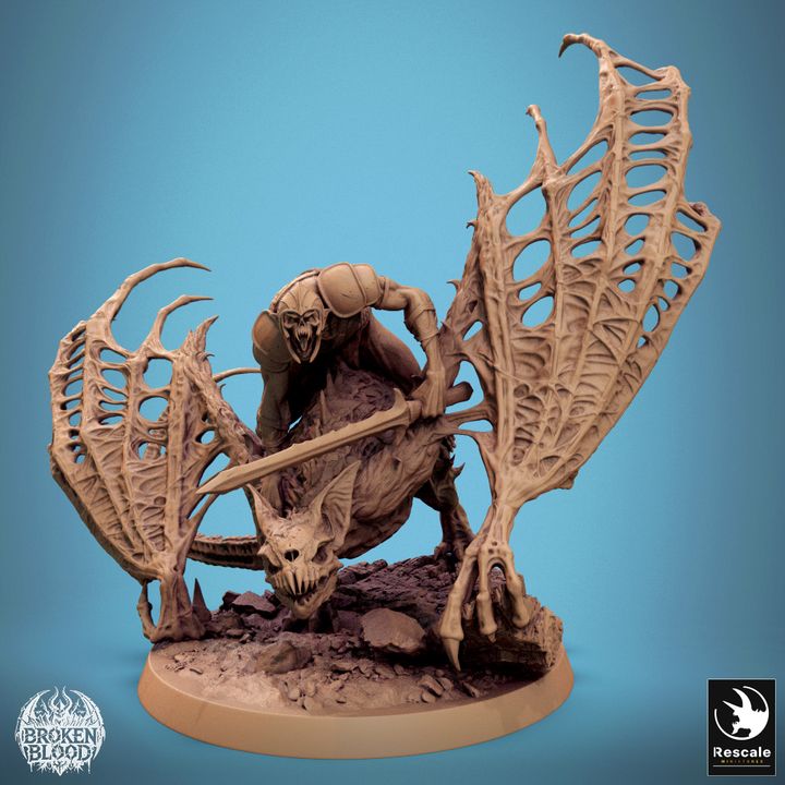 3D Printable Dabeath Bat Climb by Rescale Miniatures