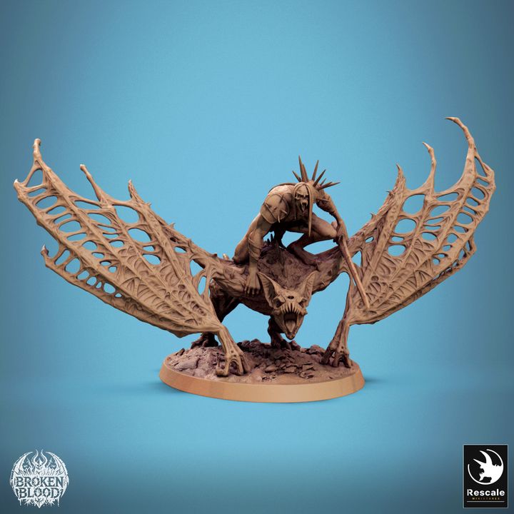 3D Printable Dabeath Bat Cry by Rescale Miniatures