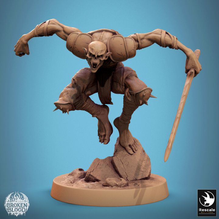 3D Printable Pack Ghoul Ravager by Rescale Miniatures