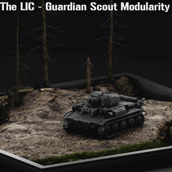 3D Printable The LIC AA - Guardian Scout Tank by The Lelanian ...