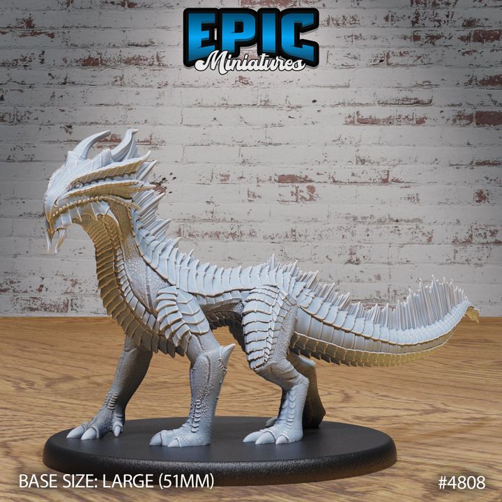 3D Printable Guard Drake Bronze / Legendary Dragon / Mountain Monster ...