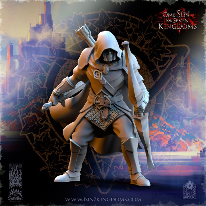 3D Printable Silvermoor Elves Shades of Ashur by The Beholder Miniatures