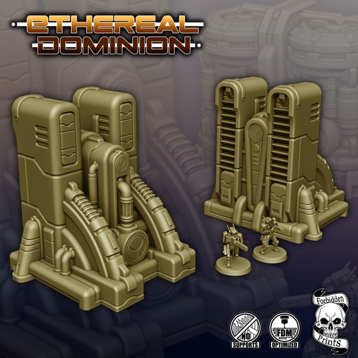3D Printable Ethereal Dominion - Generators by Forbidden Prints
